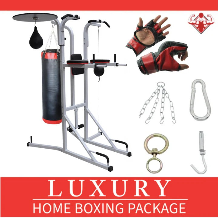 8 IN 1 BOXING PACKAGE PUNCHING BAG + SPEEDBALLS + GLOVES – Power Gym ...